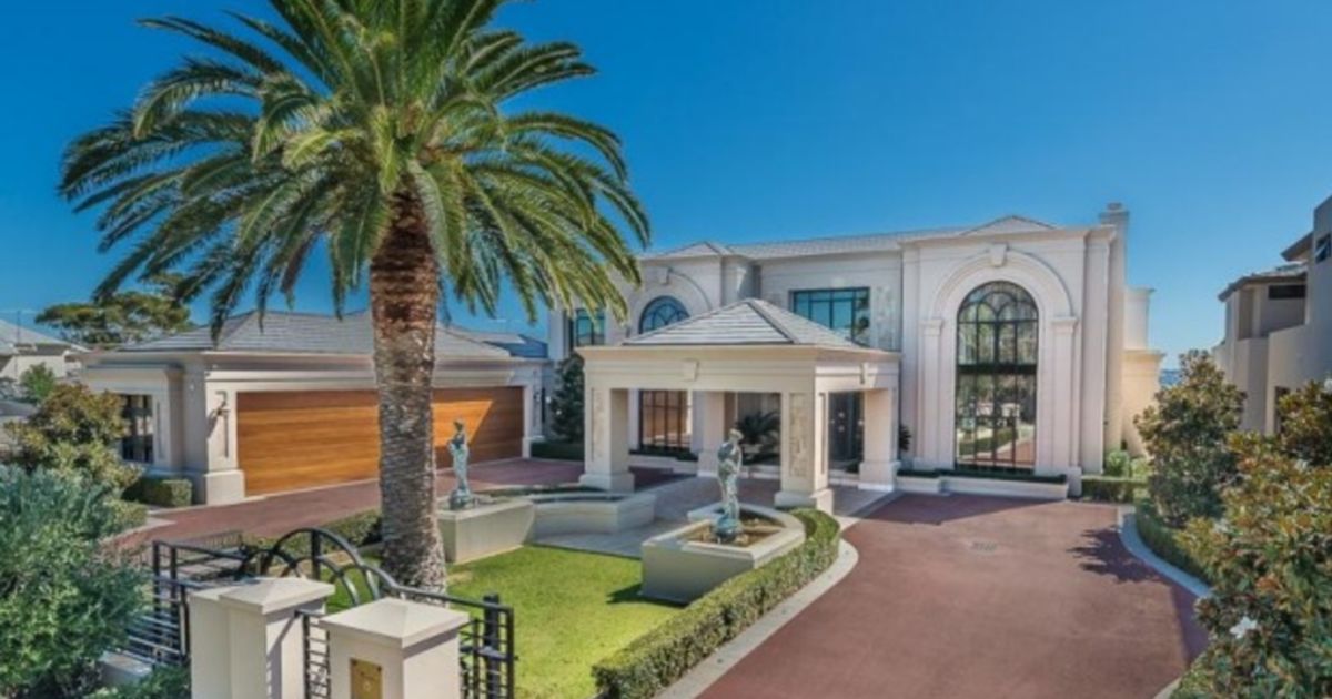 Perth mansion prices plunge 12 per cent