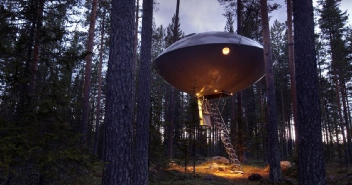 UFO-inspired homes fit for humans and aliens