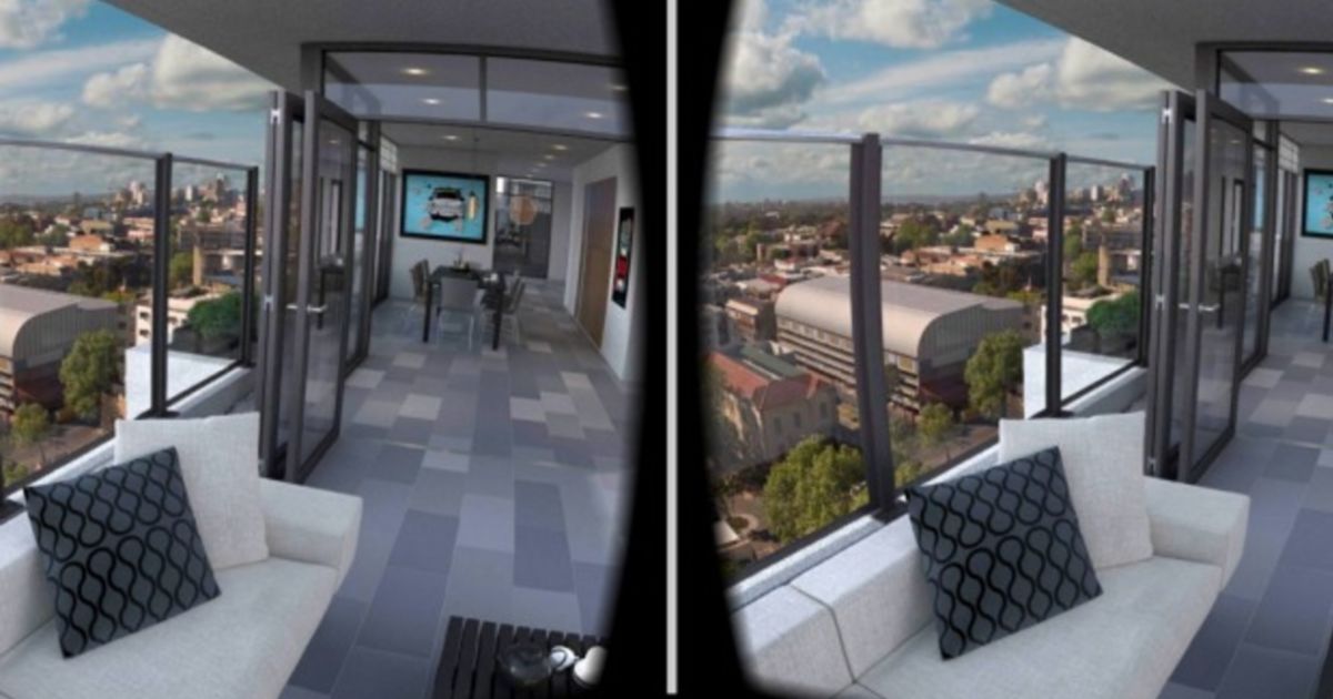 Virtual reality app allows buyers to walk through an apartment before ...