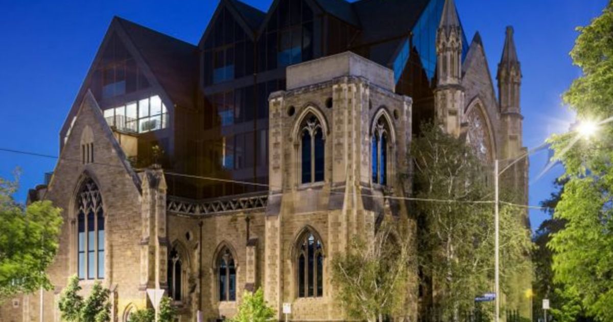 Soaring vision captures unexpected views in this East Melbourne church ...