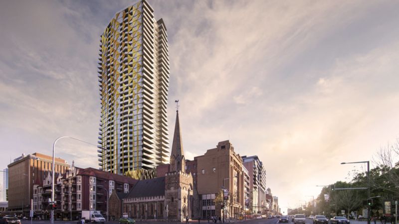 Penthouses in Adelaide tower to cost $5.5m