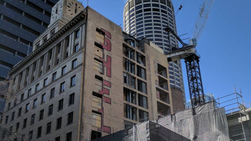 Demolished Sydney building uncovers painted signs from the city's past