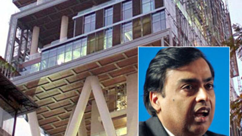 India's richest man builds world's first billion-dollar home