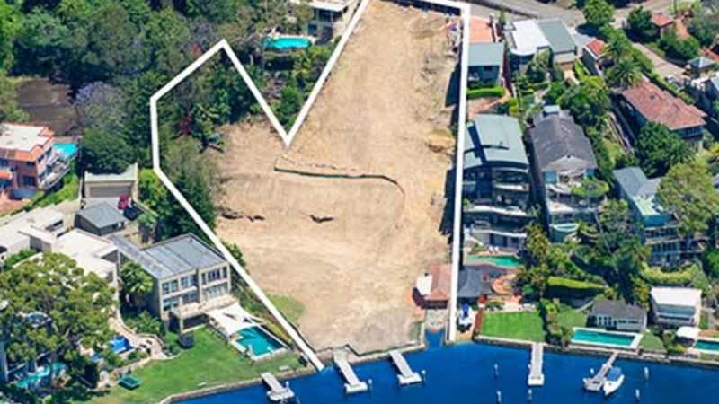 Empty block of land for sale ... a snip at $25m