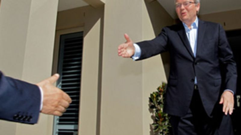 Former PM Kevin Rudd's house gets new tenant: Raiders' Ricky Stuart