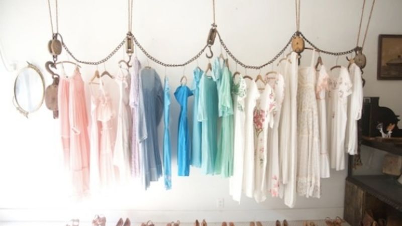Five DIY wardrobe solutions for when you don't have one