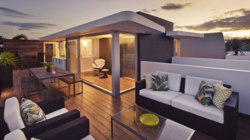 Design for new beachside terraces takes inspiration from ocean liners