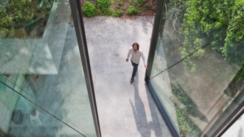 World's largest pivoting window designed by Belgian architecture studio ...