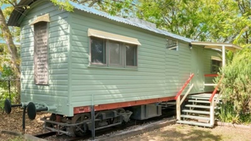 Ipswich home with a converted train carriage on track to drive buyers