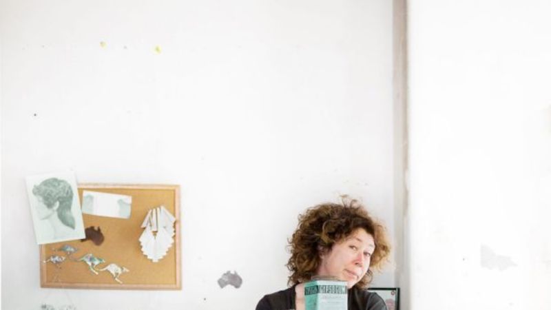A map of the heart: Anna Davern has devoted a wall of her house to ...