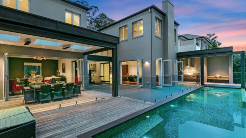 Grand Warrawee house is packed with luxury fixtures