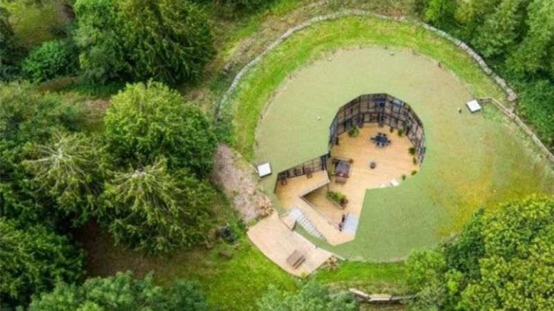 Water reservoir transformed into amazing underground home that's ...