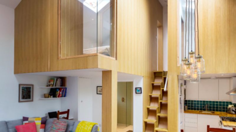 Ingenious redesign: How sleeping pods transformed an artist's studio