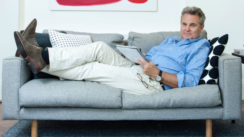 At home with Bernard Salt and not a single smashed avo in sight