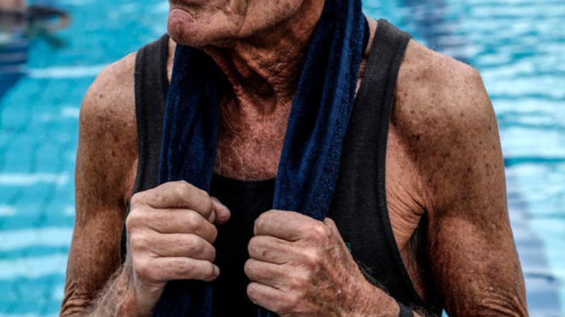 I’m Bill Stevens, I'm 90, and I’m an aqua aerobics instructor