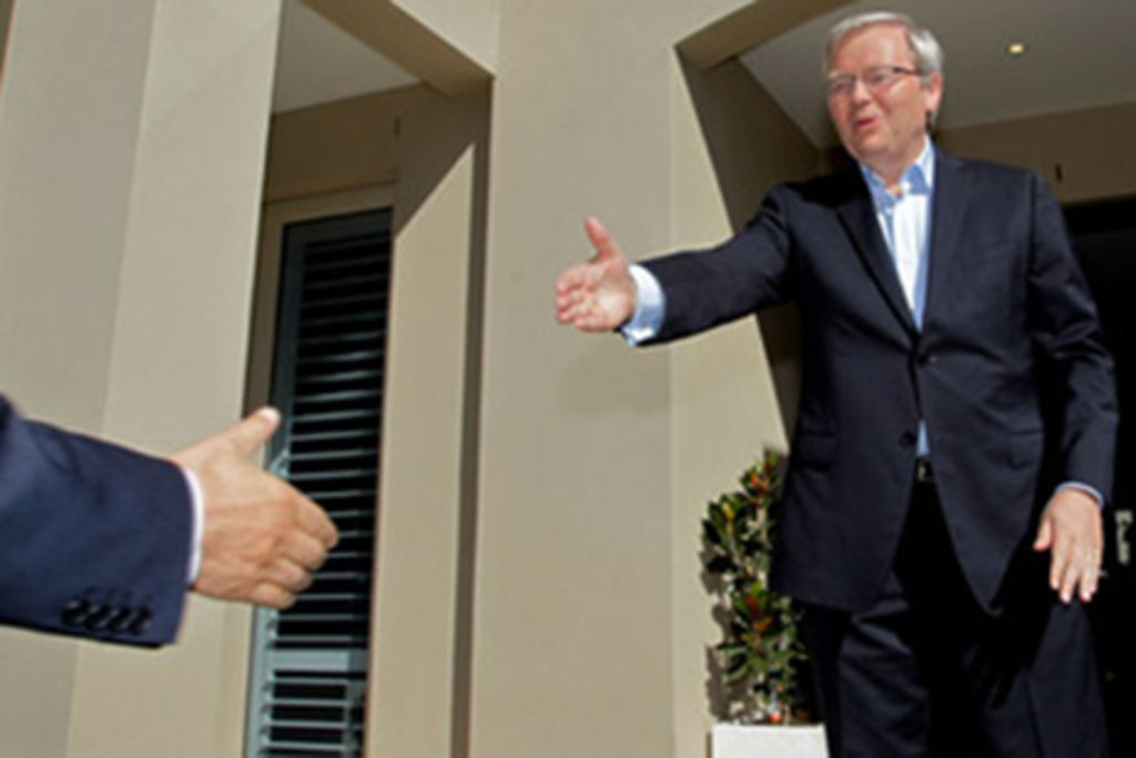 Former PM Kevin Rudd's house gets new tenant: Raiders' Ricky Stuart