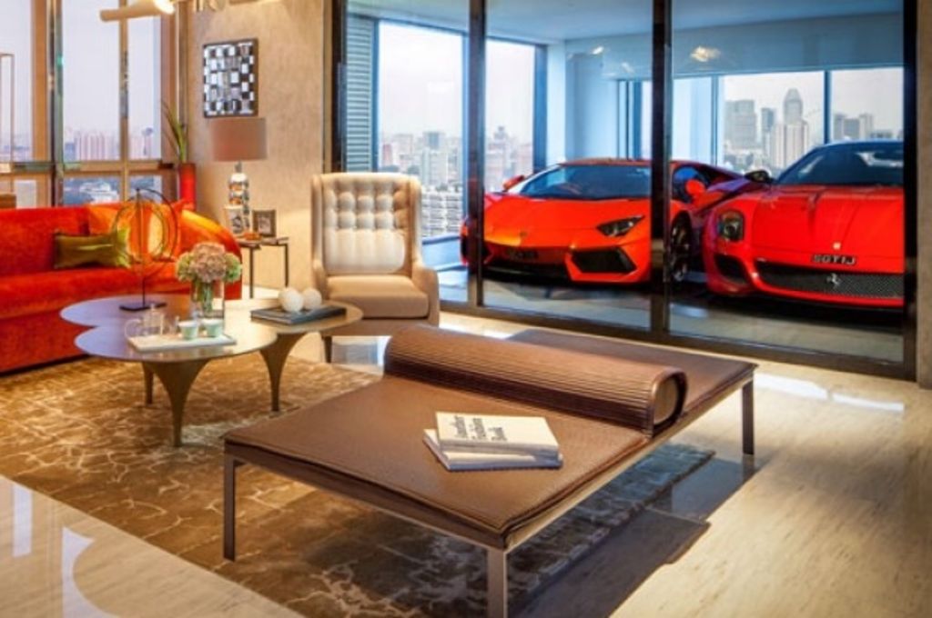 Luxury apartment development allows Singapore residents to park cars in ...