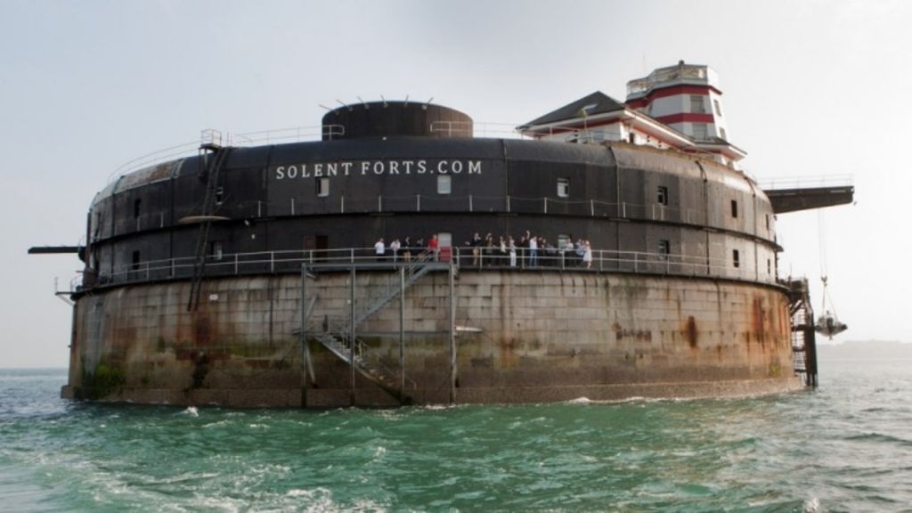 19th-century English sea forts turned into luxury accomodation