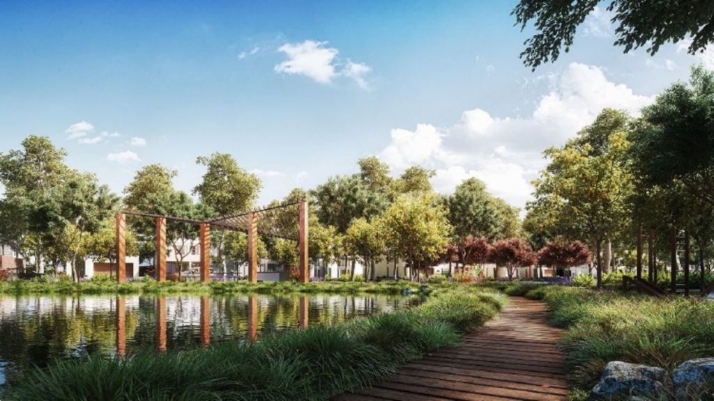 Footy star turned developer Andrew Welsh is selling an entire suburb