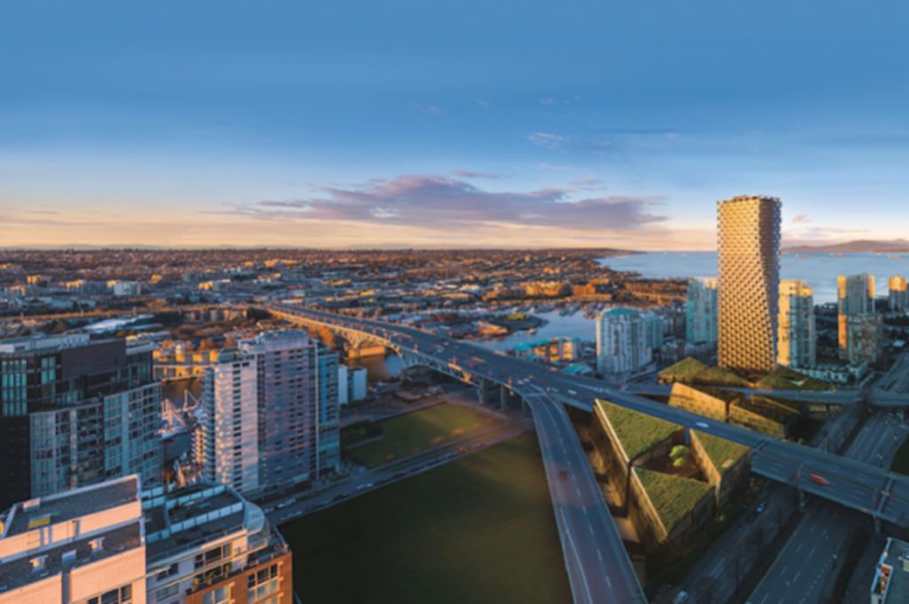 Twisted top-heavy skyscraper wins architecture award