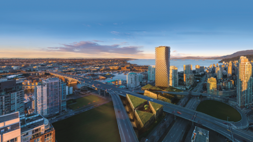 Twisted top-heavy skyscraper wins architecture award