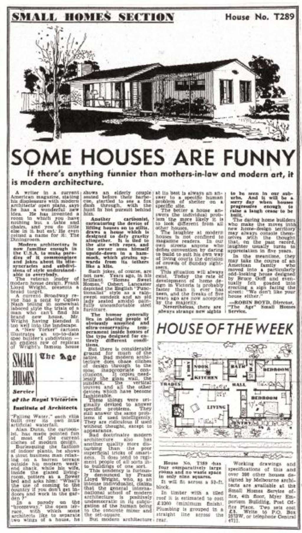 Robin Boyd was an architect of the ages and is still relevant today