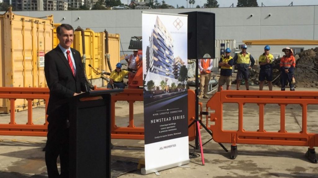 Brisbane Lord Mayor Graham Quirk launches $200 million Newstead development