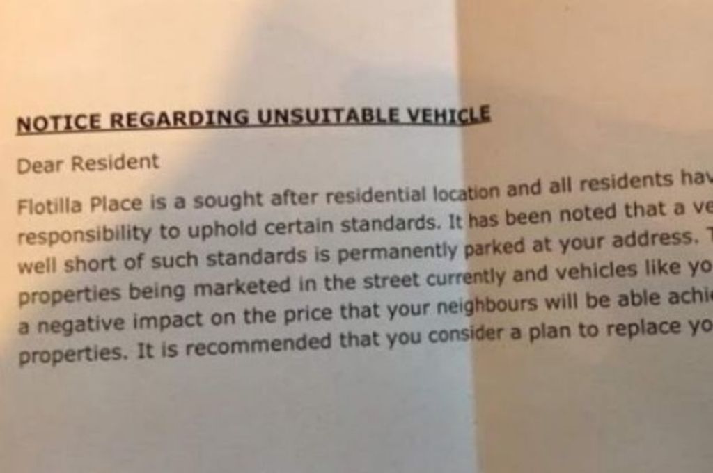 Residents told to replace cars that could affect their neighbours ...