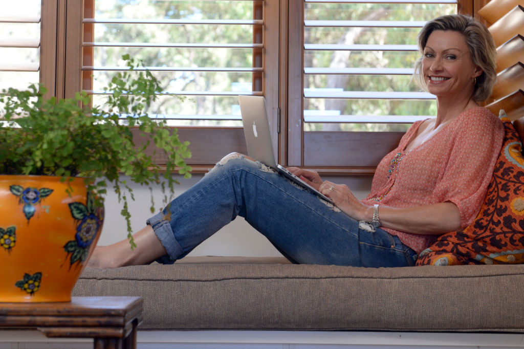 Personal space: Nicky Buckley's home on the Surf Coast