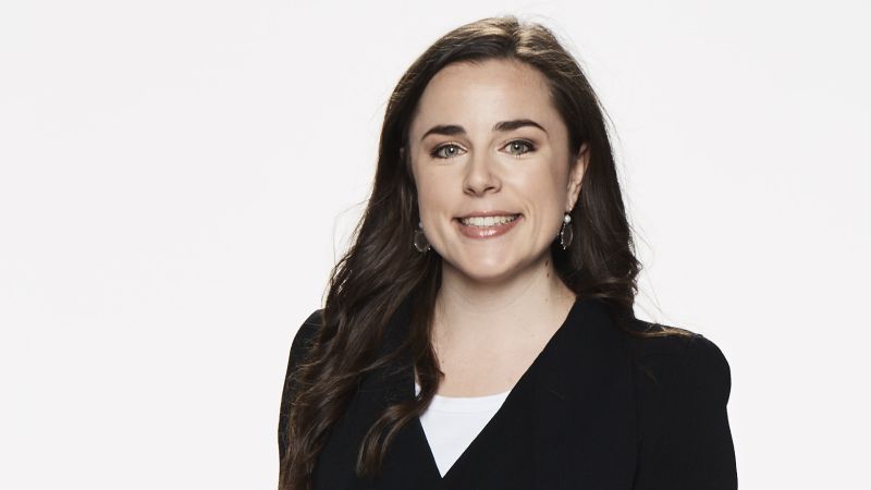 Sarah Olle of Fox Footy gave up a law career for the AFL