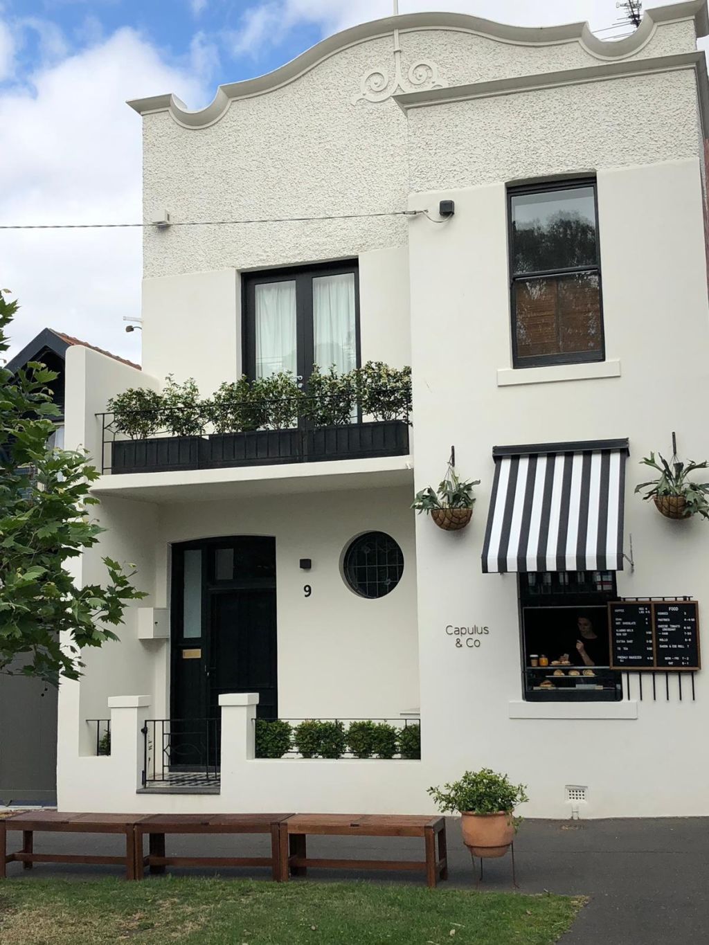 Meet the family who run a cafe from their lounge room window