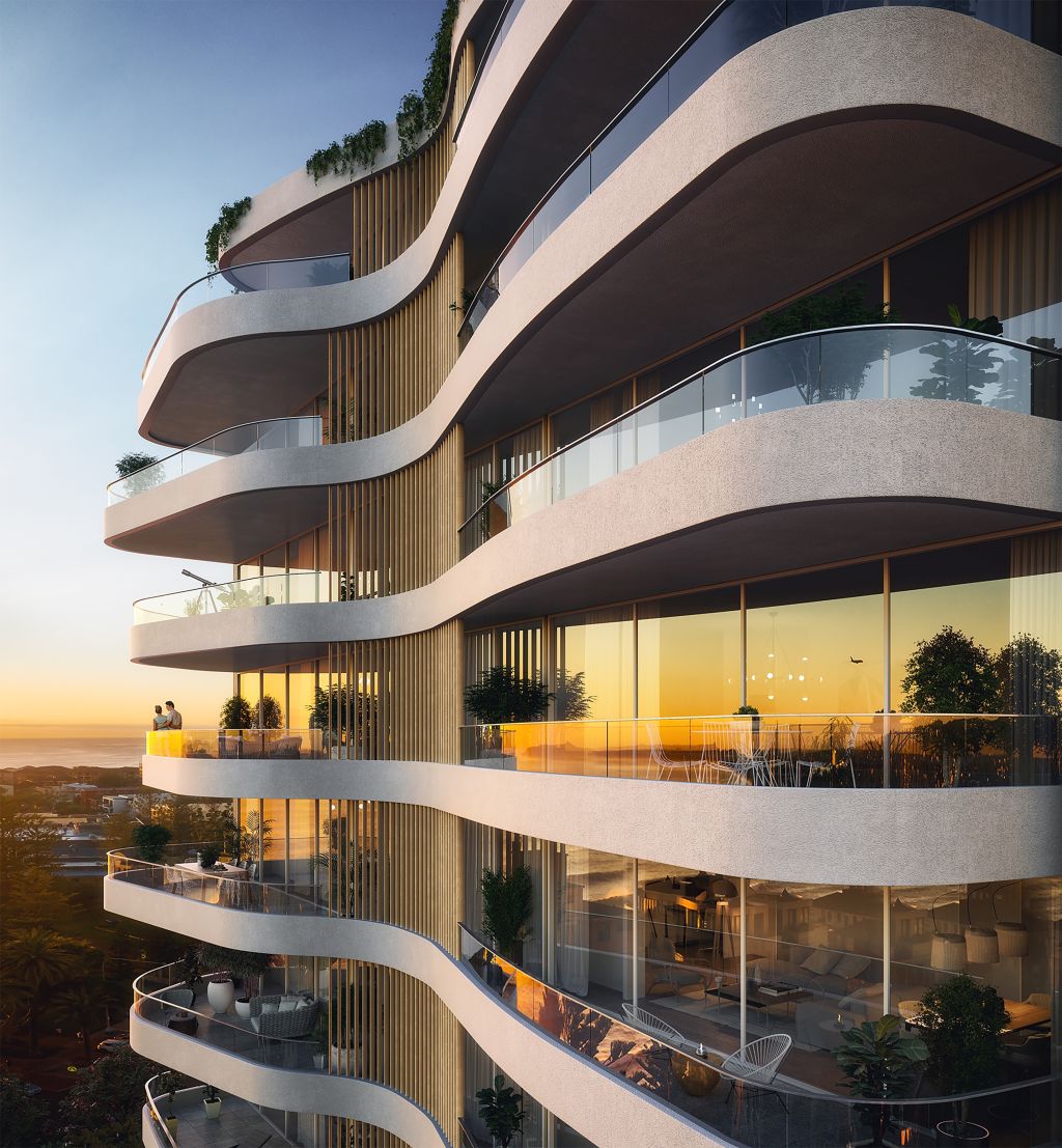 Wavelength: The new curvaceous apartment block coming to Cronulla Beach