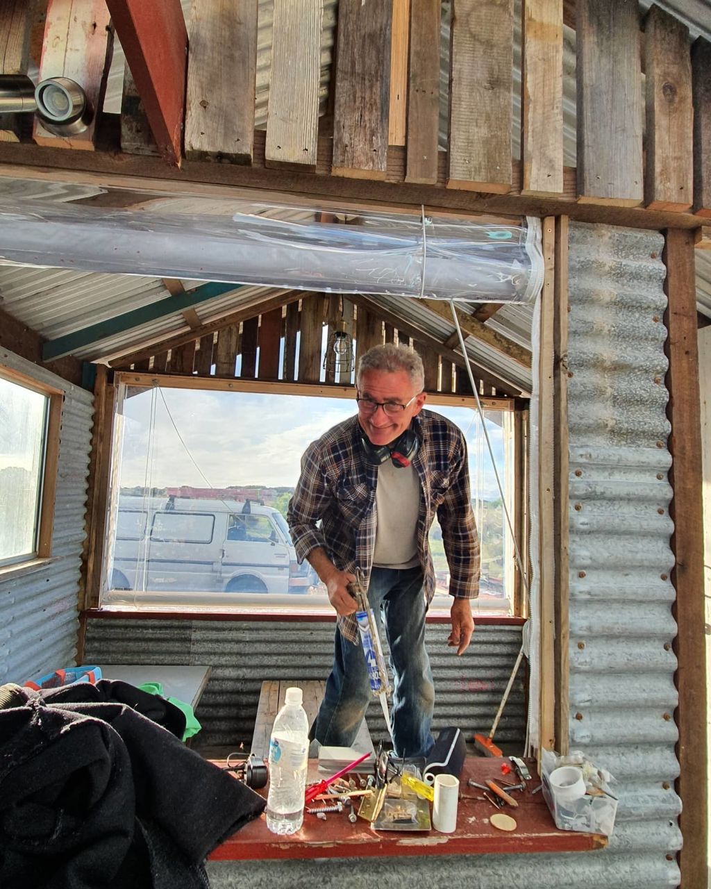 'We did it all': The father-daughter duo who built a tiny house from ...