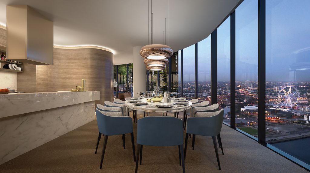 Voyaging to the top floors of the Yarra’s Edge in Docklands