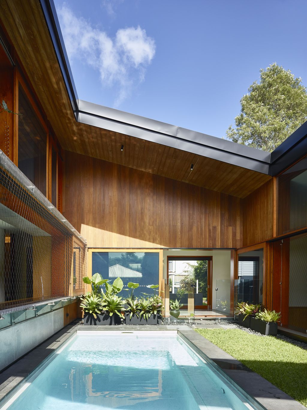 At one with nature: A stylish courtyard for a family of four