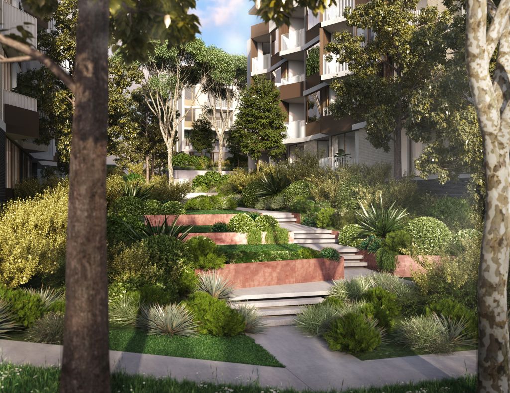 Quartet: Bates Smart-designed residences embody the lush greenery of ...