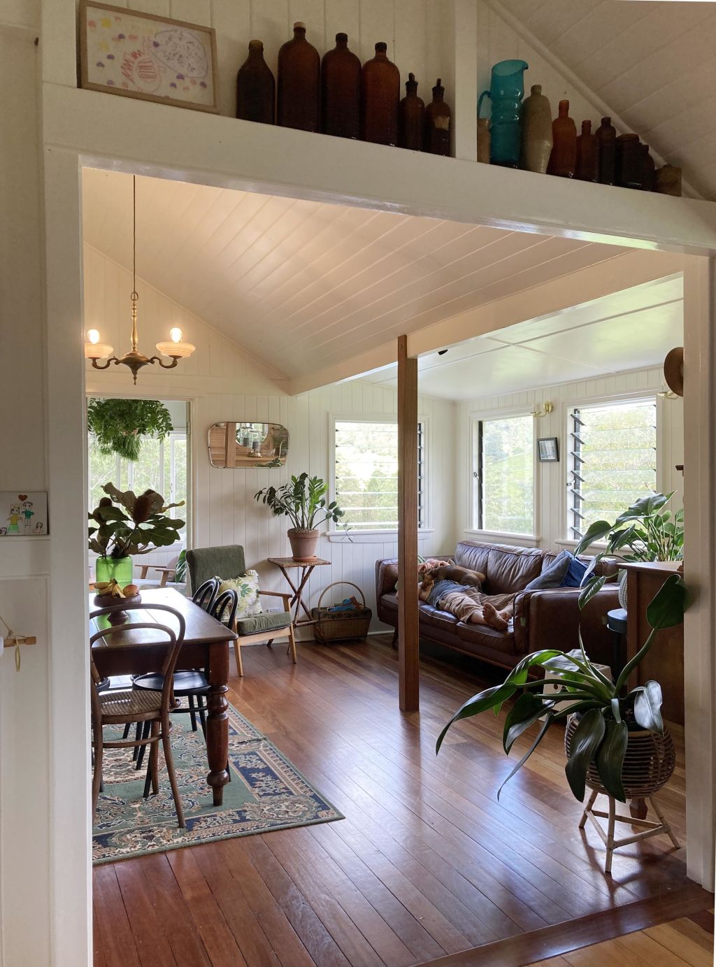 An eclectic 'second-hand house' in the Sunshine Coast hinterland