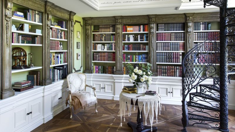Home libraries are making a comeback as a sophisticated symbol of luxury