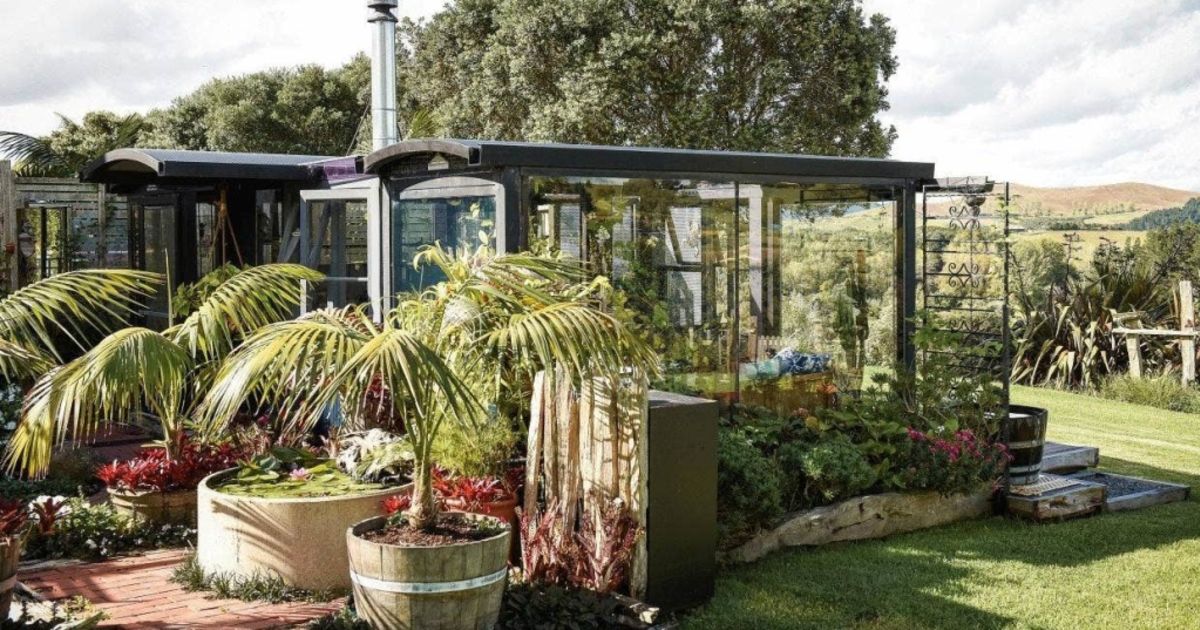 Turning old bus shelters into a stylish shed
