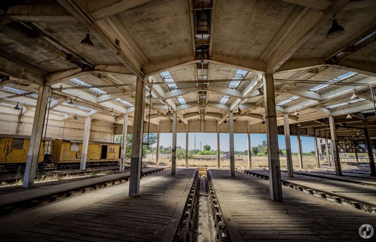 Western Australia’s only remaining railway roundhouse and turntable is ...