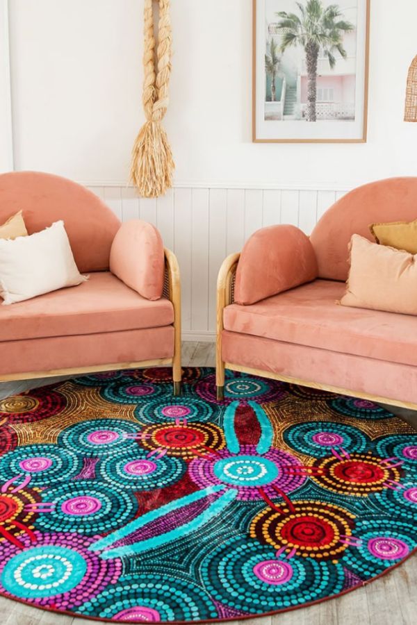 Aboriginal Design Floor Rugs | Floor Roma