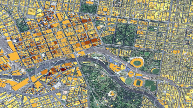 All of Australia's 15.2 million buildings have been mapped