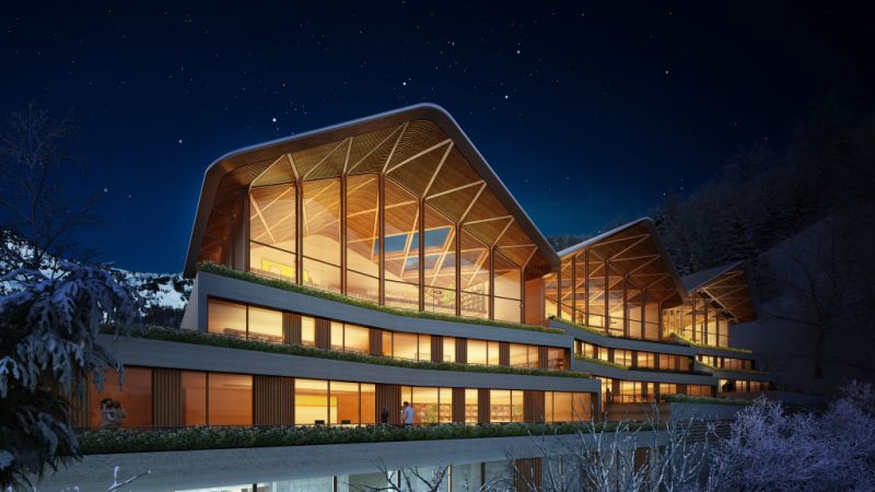 Architects design a breathtaking new community in Andorra, the secret ...