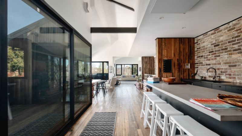 What is it about raked ceilings that Canberrans love in houses?