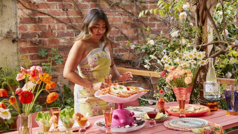 'Frivolously festive': Setting the Christmas table this year