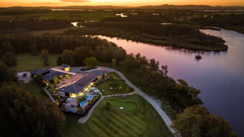 This luxury Yamba home sits on 40 hectares and offers resort-style living