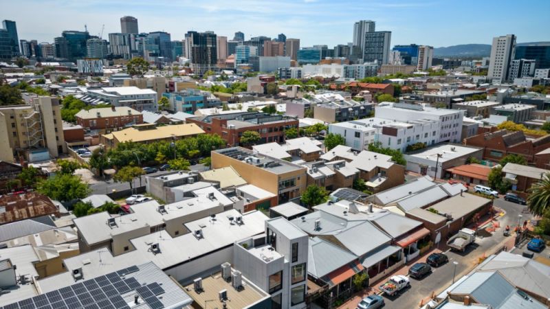Four-level Adelaide shipping container house on tiny block sells for $1 ...