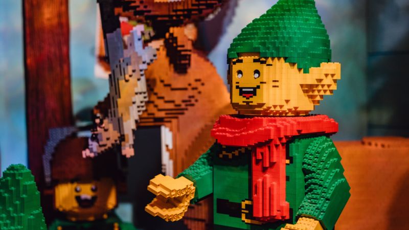 Myer Christmas Windows 2025 celebrate Lego