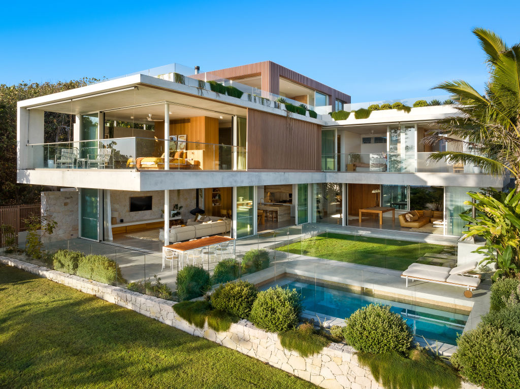 Luxury beachside home bordered by ocean and rainforest a 'once-in-a ...
