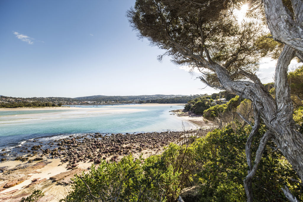 Merimbula: Median house prices have risen 69 per cent in this beach town